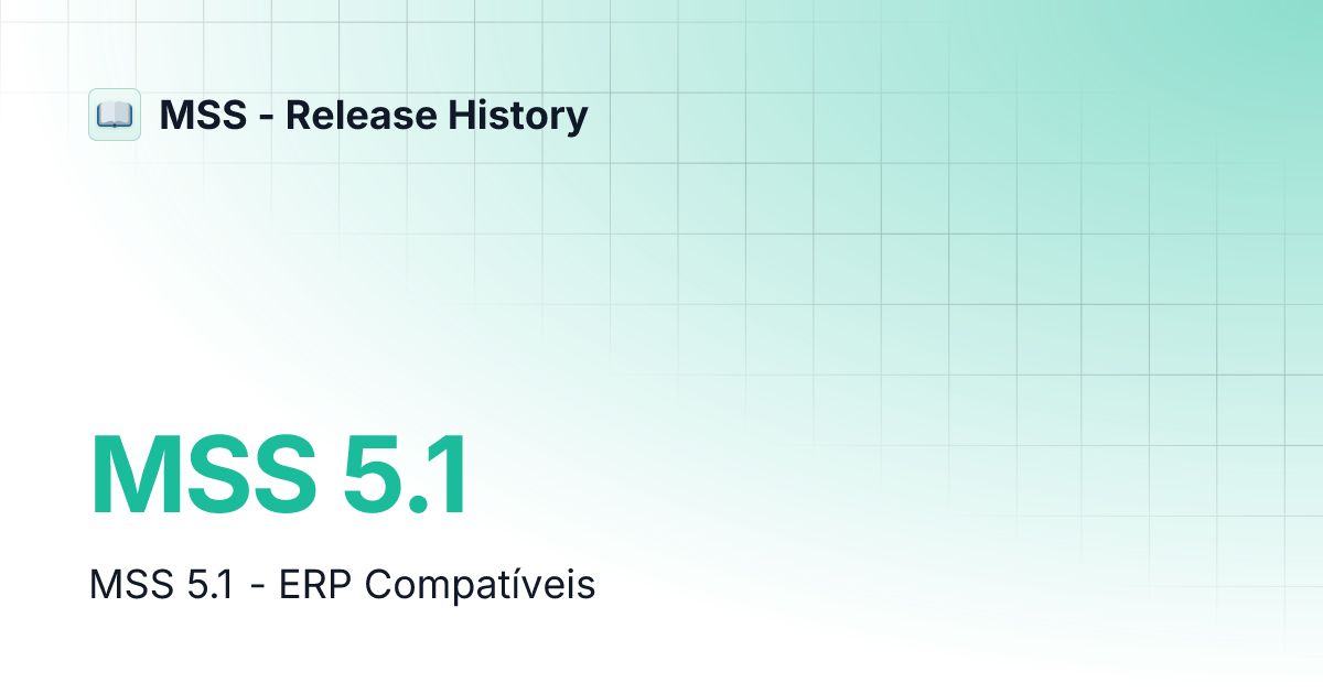 MSS 5.1 | MSS - Release History